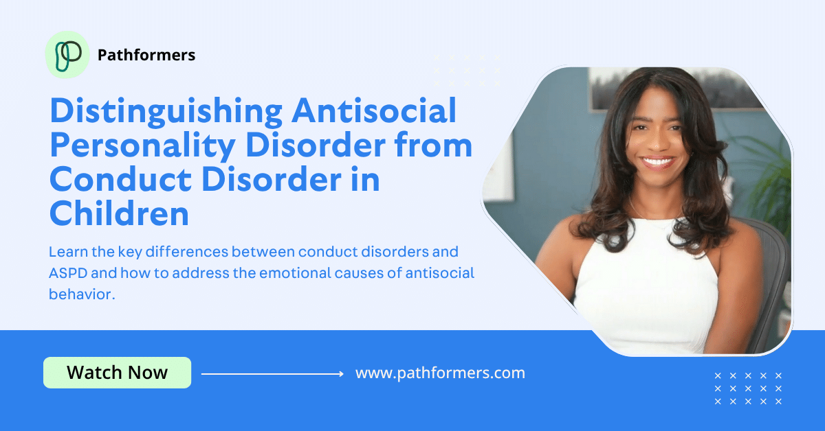 Distinguishing Antisocial Personality Disorder from Conduct Disorder in ...